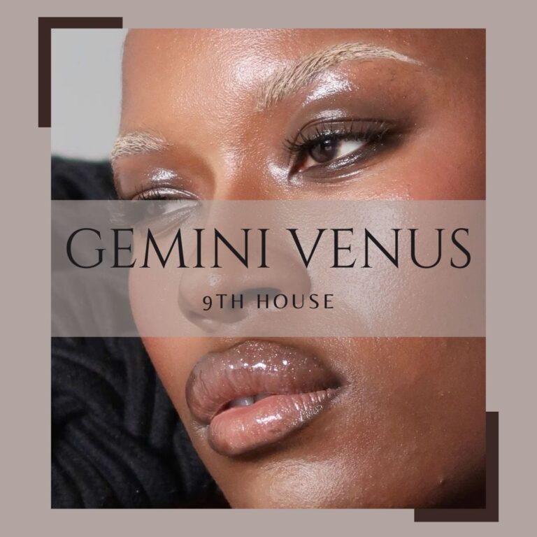 Gemini Venus in the 9th House - Astrology Fashion